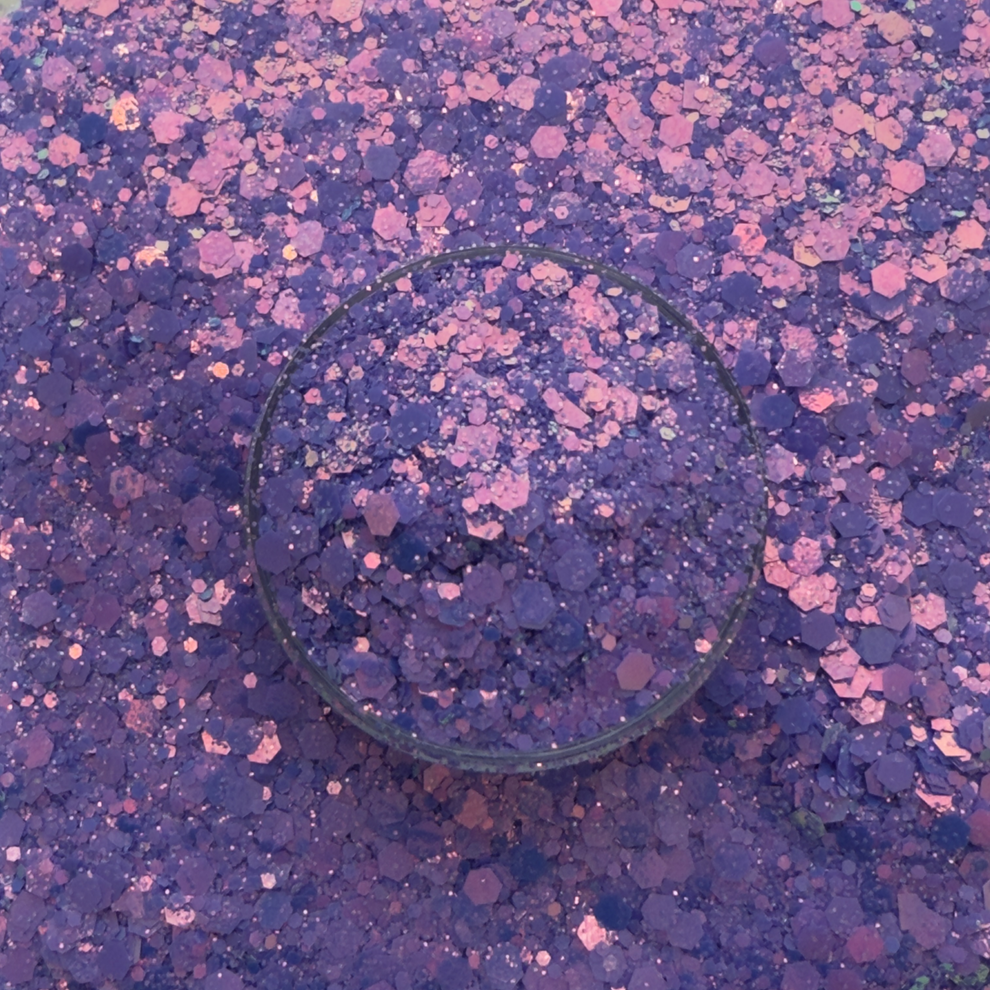Violet Mist - Fluorescent Pearl | Craft Glitter | Wattsup Customs